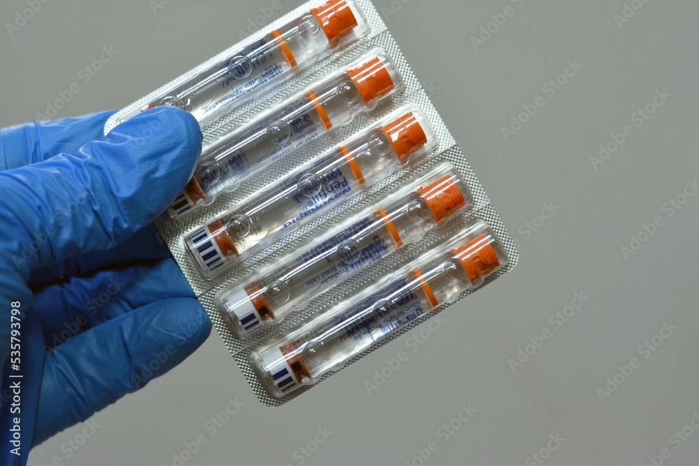 Cairo, Egypt, October 4 2022: NovoRapid 100 units ml solution for ...