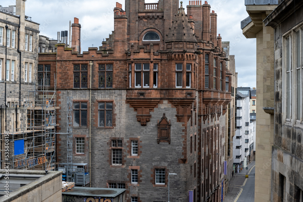 buildings and architecture of the city of edinburgh in scotland Stock ...
