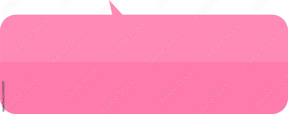 pink speech bubbles on transparent background . chat box or chat vector ...