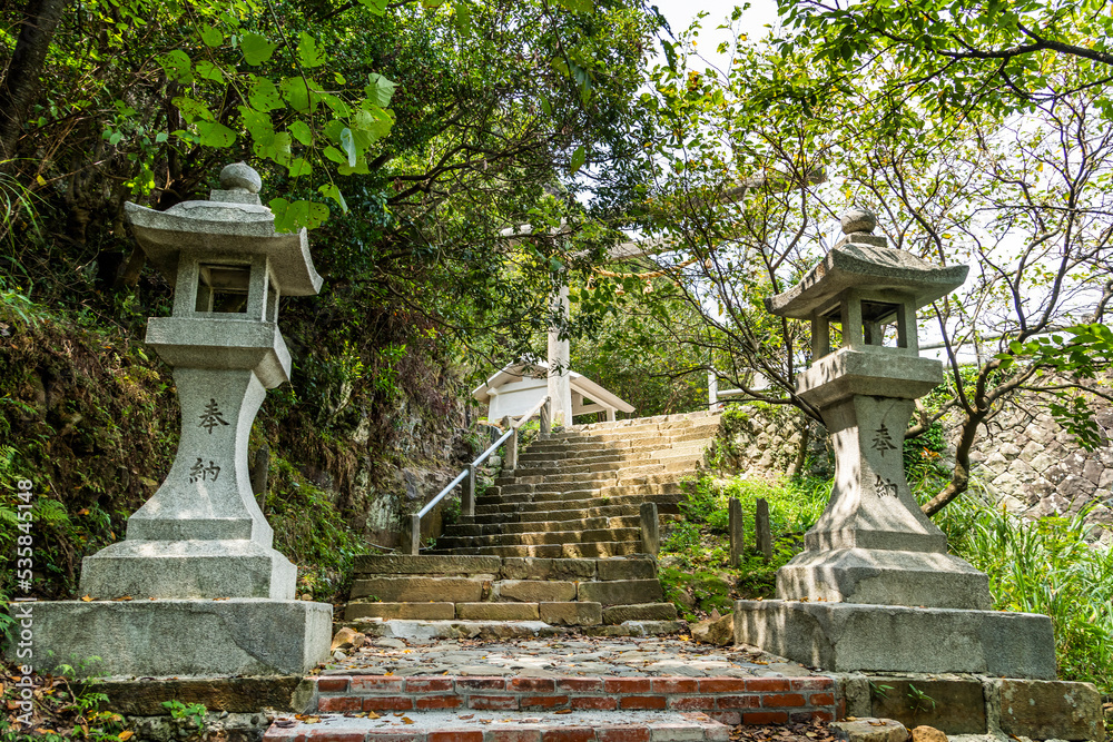 View of Jinguashi Shinto Shrine(Ōgon Shrine) Ruins in New Taipei City ...