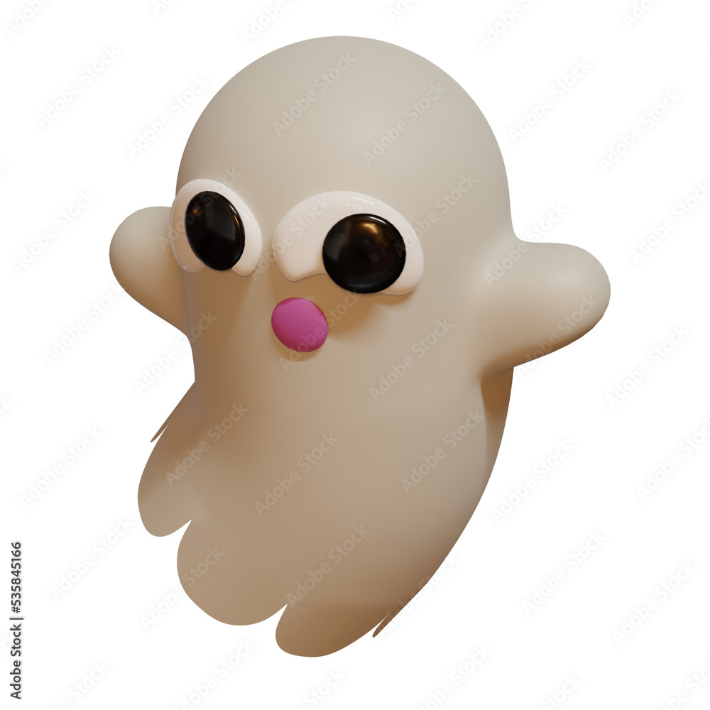Fantasma de halloween, tierno y lindo con fondo transparente PNG ...