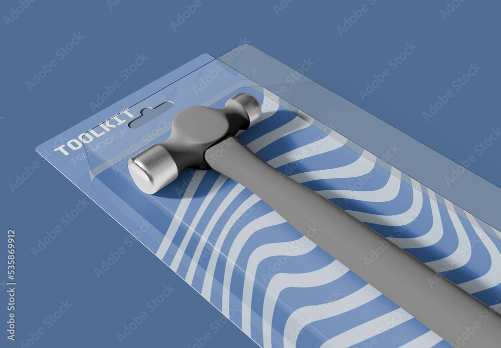 Isolated Hammer Mockup Stock Template | Adobe Stock