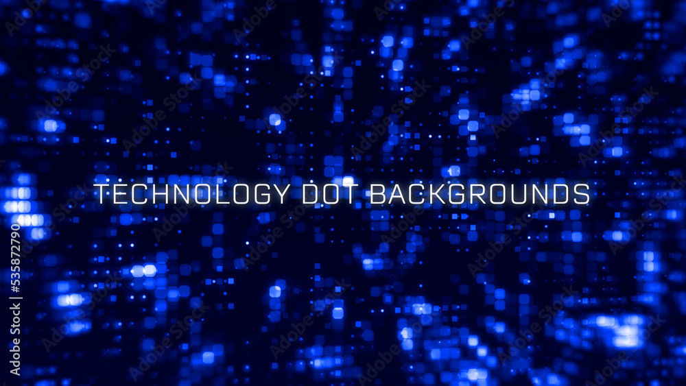 Abstract Technology Dot Backgrounds Stock Template | Adobe Stock