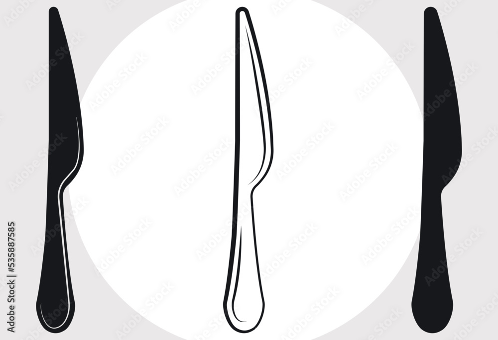 Cutlery Set Svg, Spoon Knife Fork Set Svg, Spoon Svg, Knife Svg, Fork ...