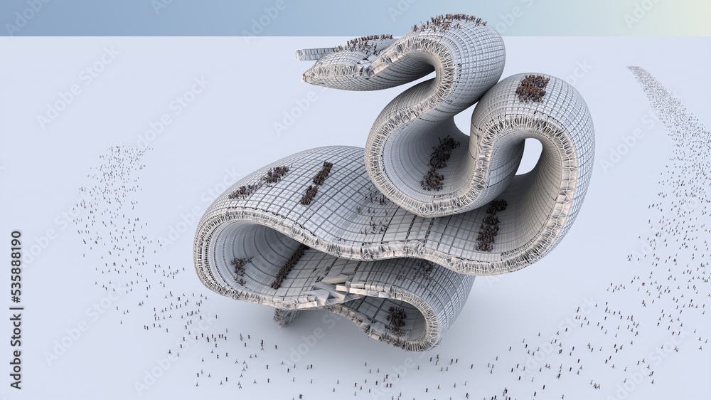 Illustration for modelers, architects, and civil engineers to build ...