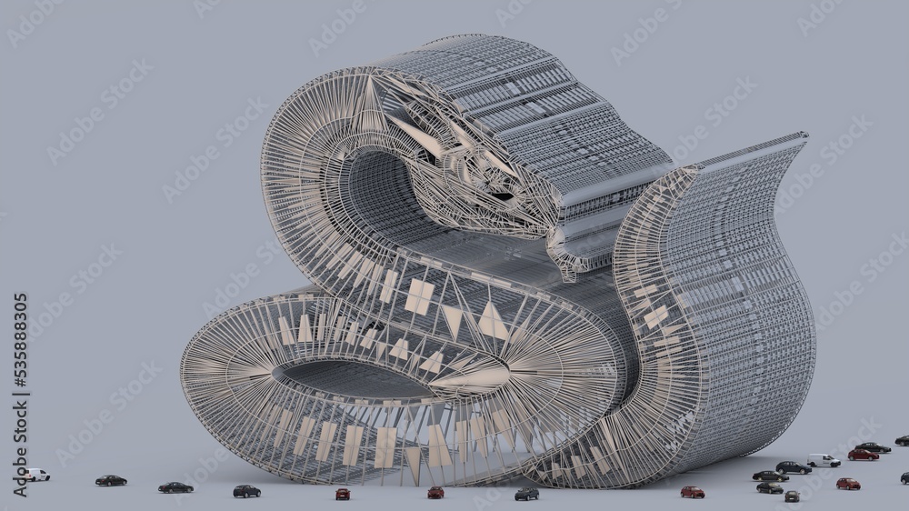 Illustration for modelers, architects, and civil engineers to build ...