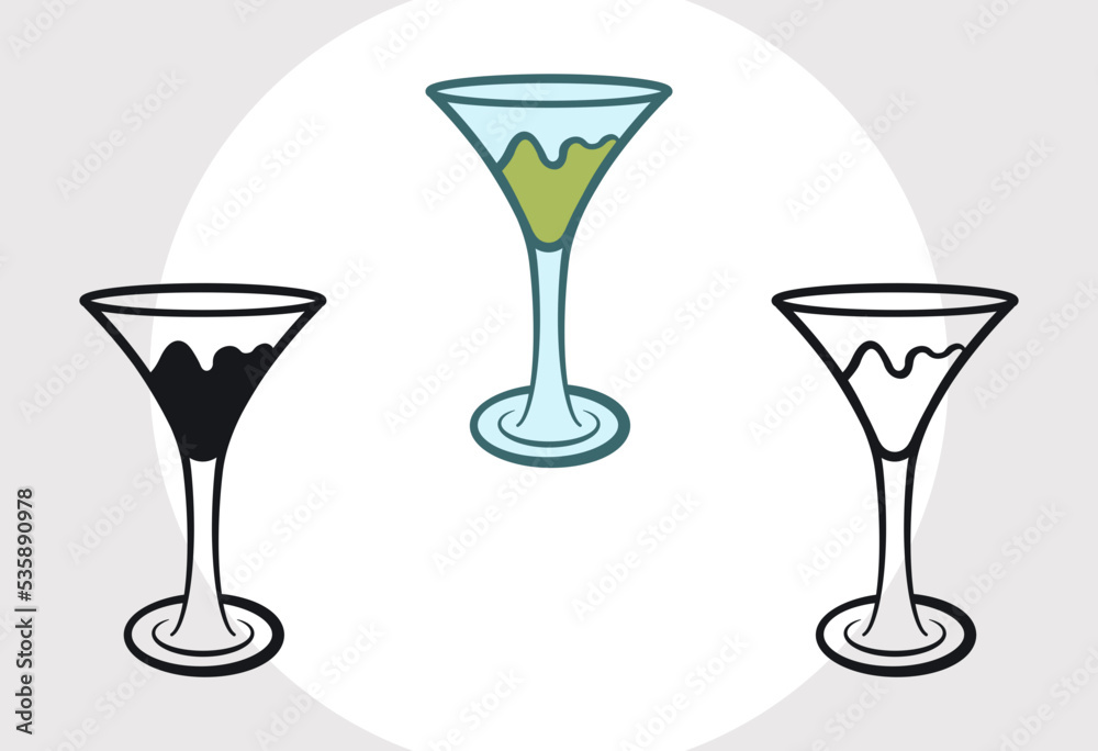 Martini Glass Svg Monogram Margarita Glass Svg Wine Glass Svg Toothpick Umbrella Svg Lime