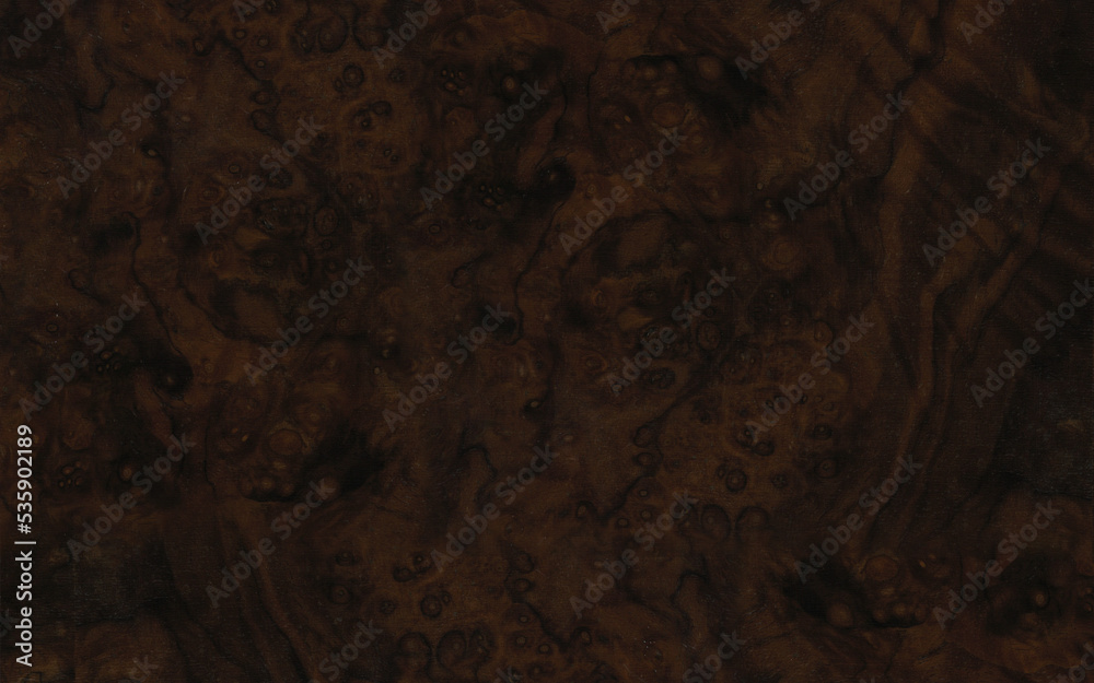 Dark brown walnut burl wood Stock Photo | Adobe Stock