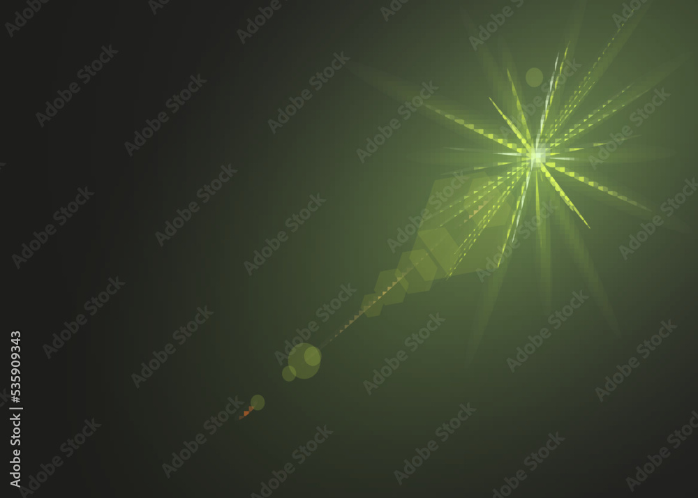 Solar glare.Glow isolated white transparent light effect set, lens ...