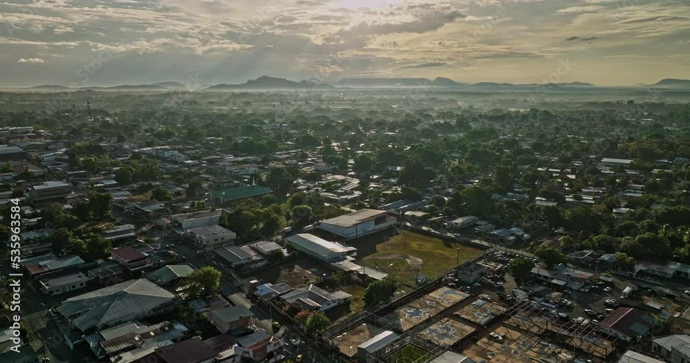 David Panama Aerial v17 sunrise view, drone flyover el carmen and el ...