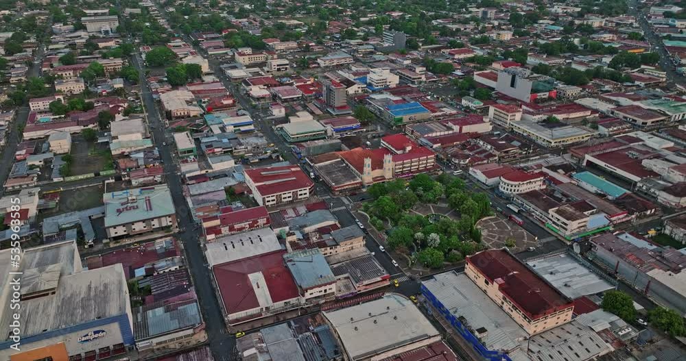 David Panama Aerial v10 establishing shot birds eye view drone fly ...