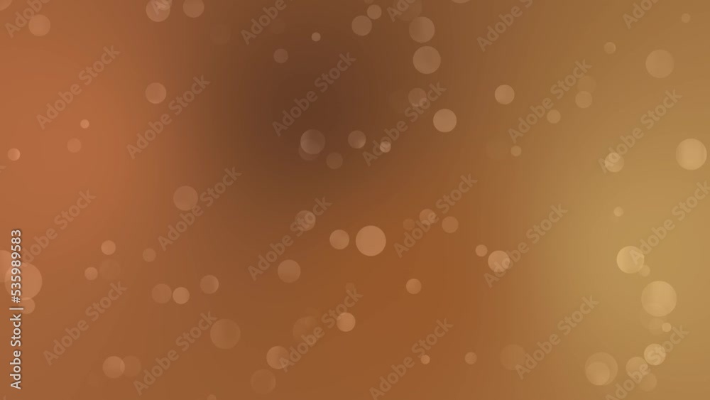 Carnaby tan, radiance, orange ballad and ethiopian wolf bokeh gradient background loop motion ...