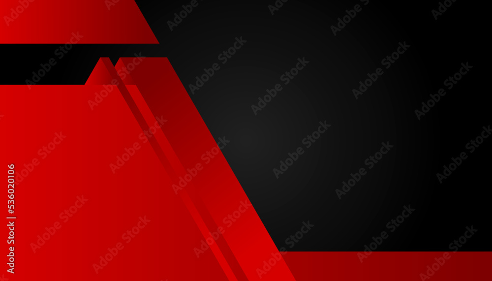 Modern red and black abstract background with business corporate and ...