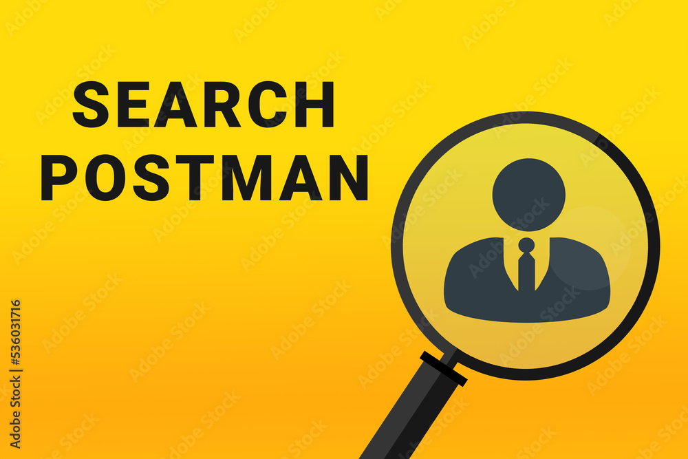 Postman Career Build A Career Concept Postman Working Postman Career Text On Yellow