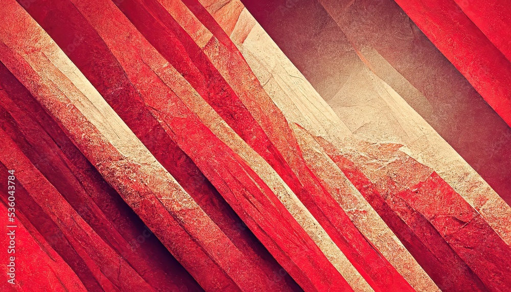Papery textures, linear, abstract, modern, subtle and elegant red and ...