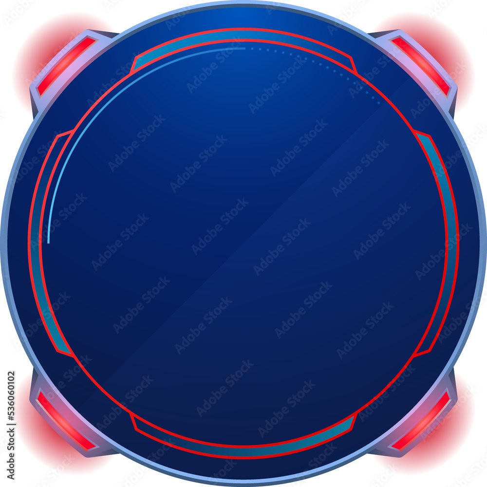 UI HUD frame Stock Illustration | Adobe Stock