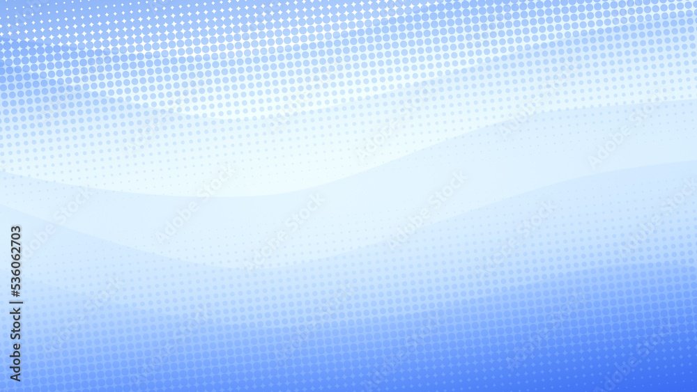 Abstract dotted blue background with sheer waves. Halftone pattern ...