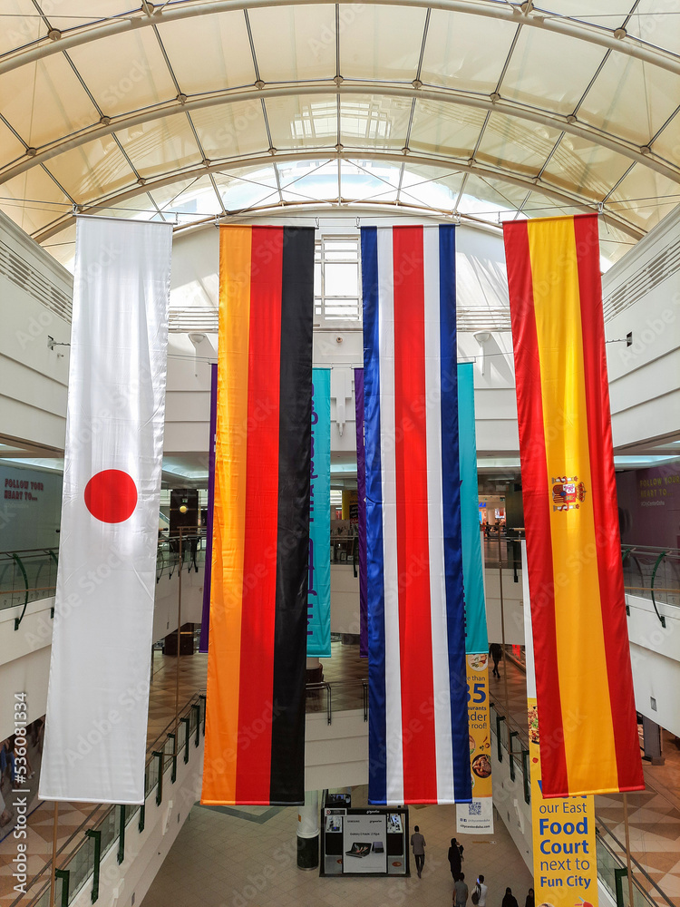 Flags of nations qualified for World Cup Qatar 2022. October 2022 in ...