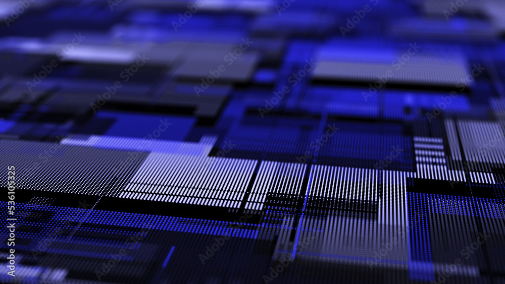 Network connection technology. Abstract blue halftone background with ...