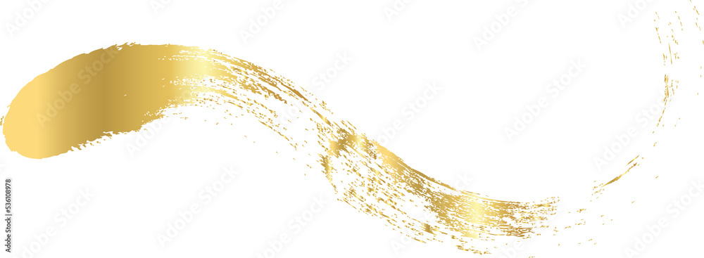 gold brush marks, gold stain, golden brush stroke, hand drawn Stock ...