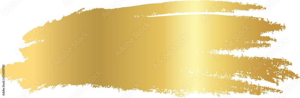 ภาพประกอบสต็อก gold brush marks, gold stain, golden brush stroke, hand ...