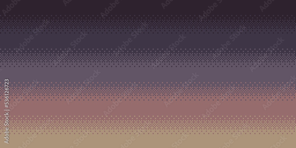 Pixel art background. Horizontal gradient v1.6 Stock Illustration ...