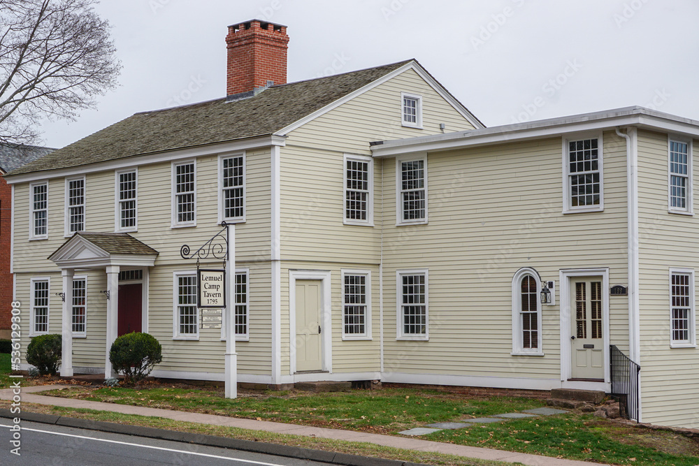 Durham, CT: The Lemuel Camp Tavern (1795) in Durham, Connecticut, is ...