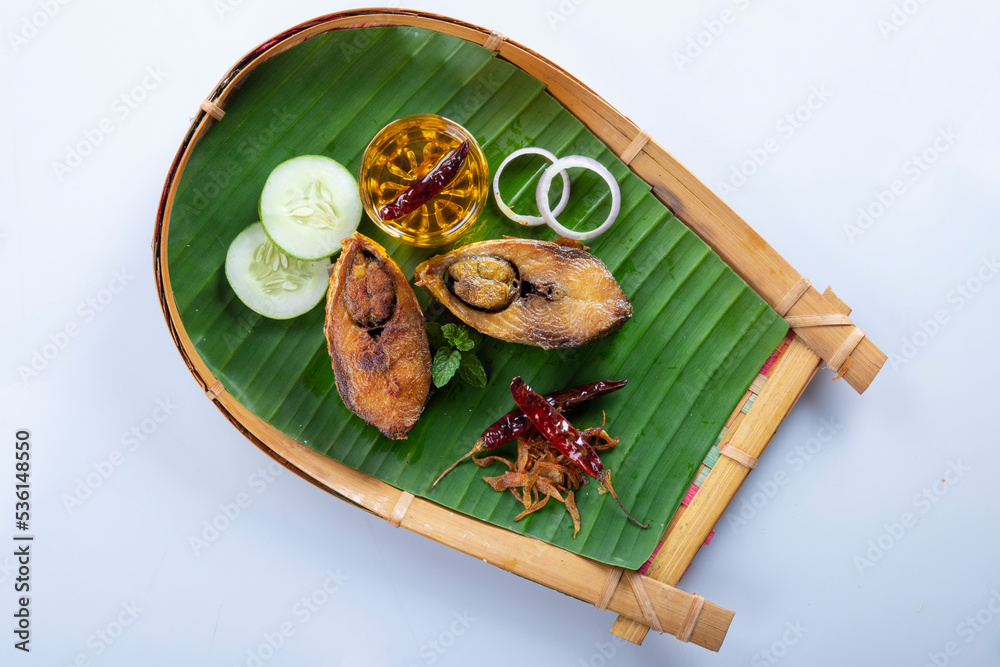 Ilish bhaji for Panta ilish, Bengali new year festive dish. Fried ...