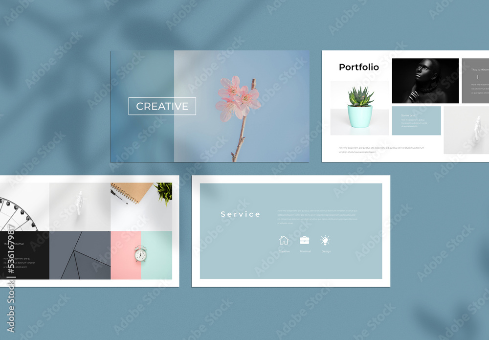 Creative Presentation Layout Stock Template | Adobe Stock