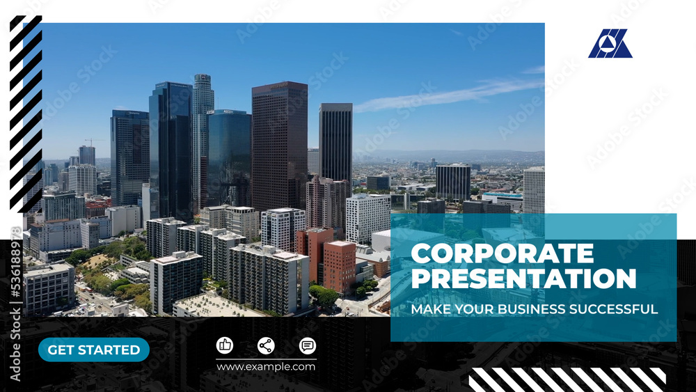 Corporate Slideshow Stock Template | Adobe Stock