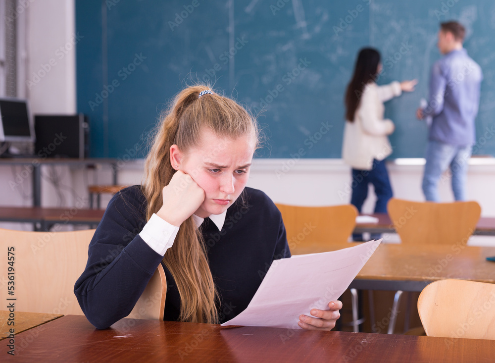 Frustrated Students In Classroom