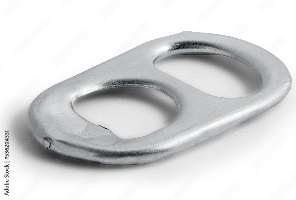 Aluminum Can Pull Tab, Coke tab, beer tab only isolated with shadow ...
