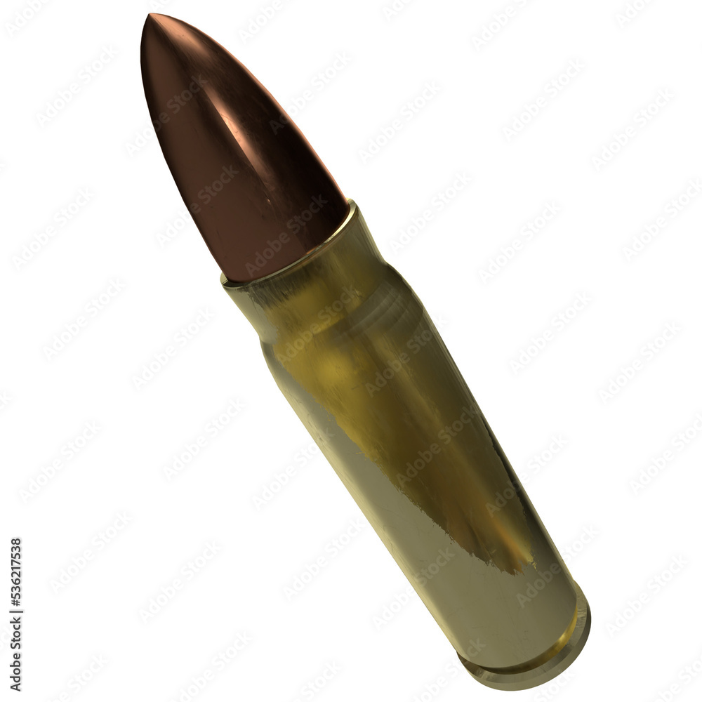 The bullet png image 3d rendering Stock Illustration | Adobe Stock