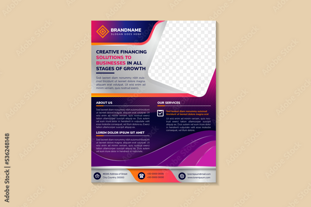 Corporate Business Flyer poster pamphlet brochure cover design layout ...