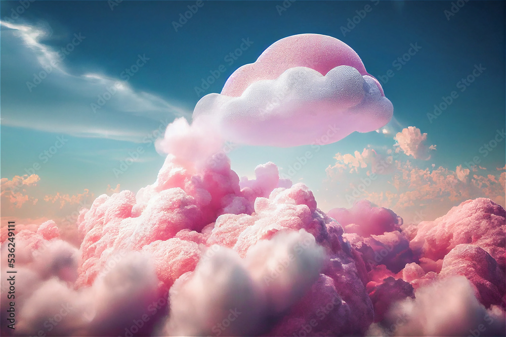 Cotton Candy Clouds