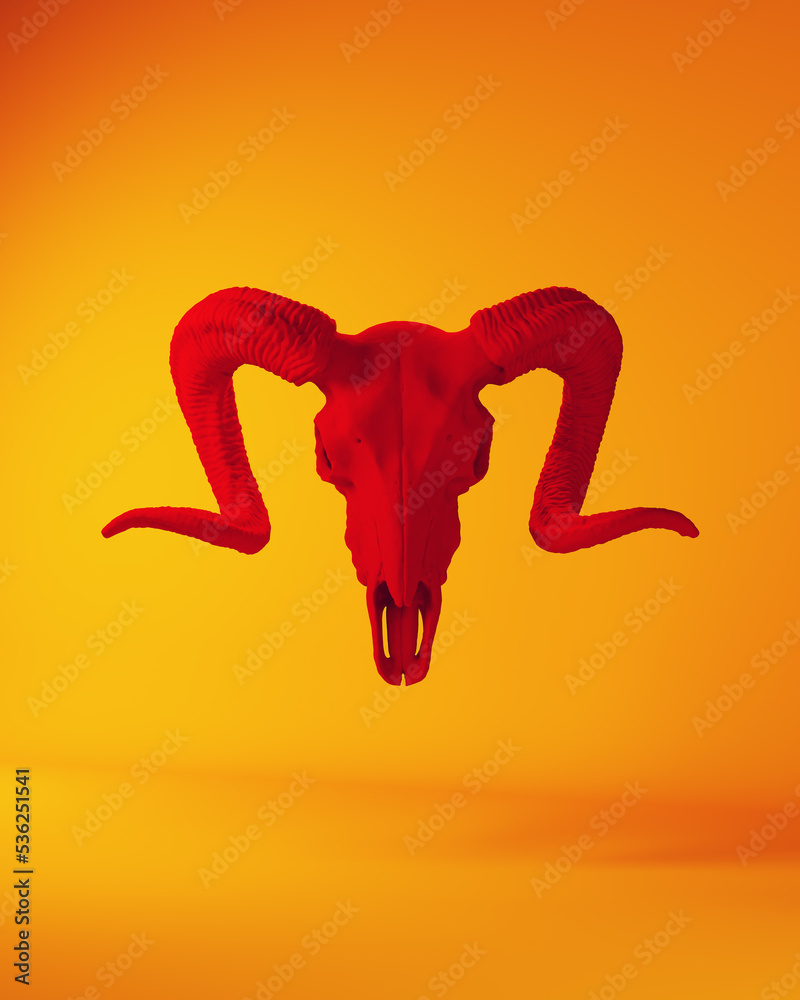Red Ram Skull Occult Face Mask Satanic Halloween Horror Illuminati ... Red Ram Skull Occult Face Mask Satanic Halloween Horror Illuminati ...