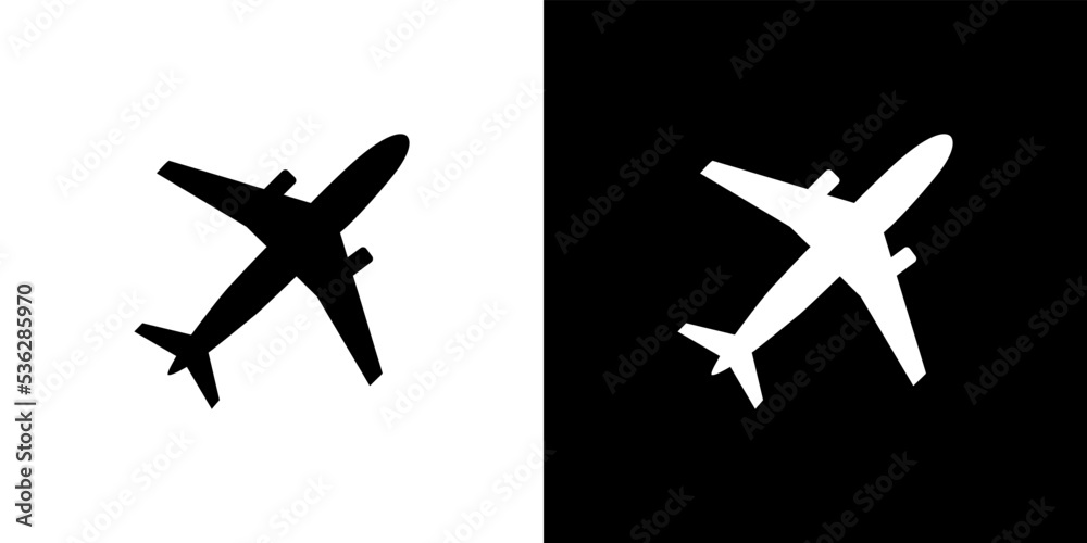 Airplane. Vector image Stock Vector | Adobe Stock