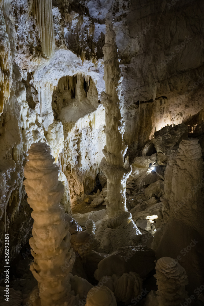 Fairy views from The Frasassi Caves (Italian: Grotte di Frasassi) - the ...