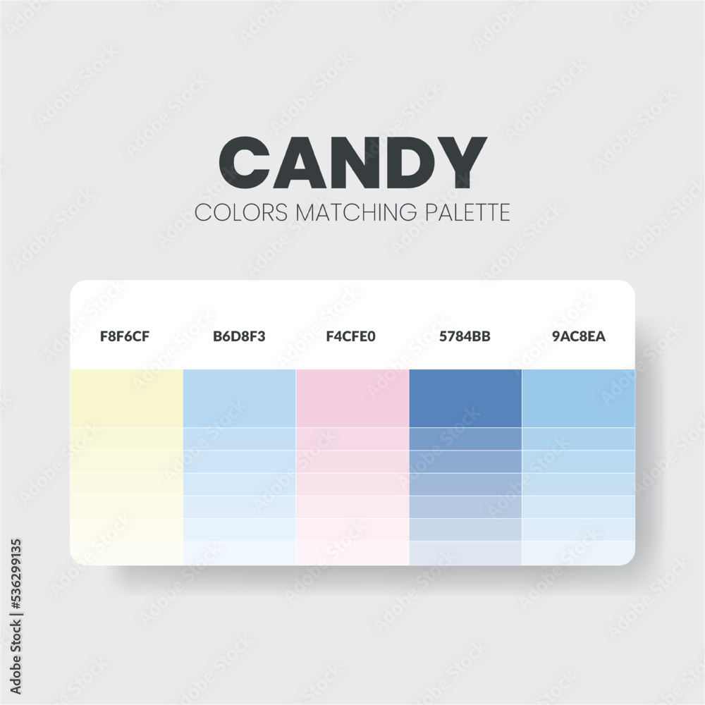 Candy color scheme. Color Trends combinations and palette guide ...