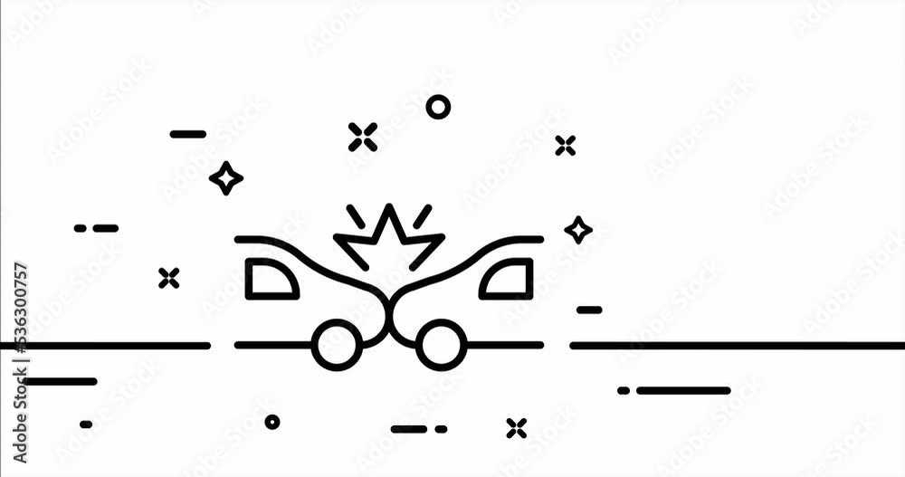 Automobile collision. Car, rise, insurance, accident, fire, cliff ...