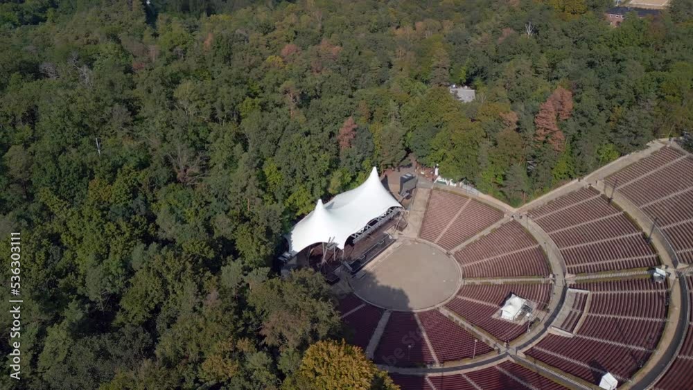 no people absolutely no one at corona pandemic. Amazing aerial view ...