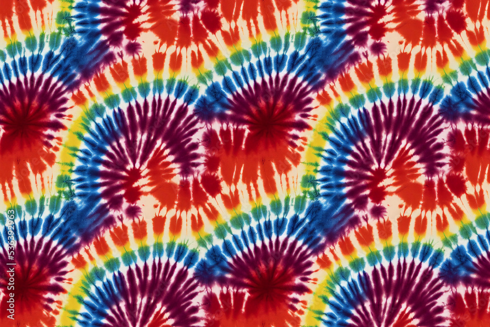 Tie dye rainbow background. Seamless repeat pattern for wallpaper ...