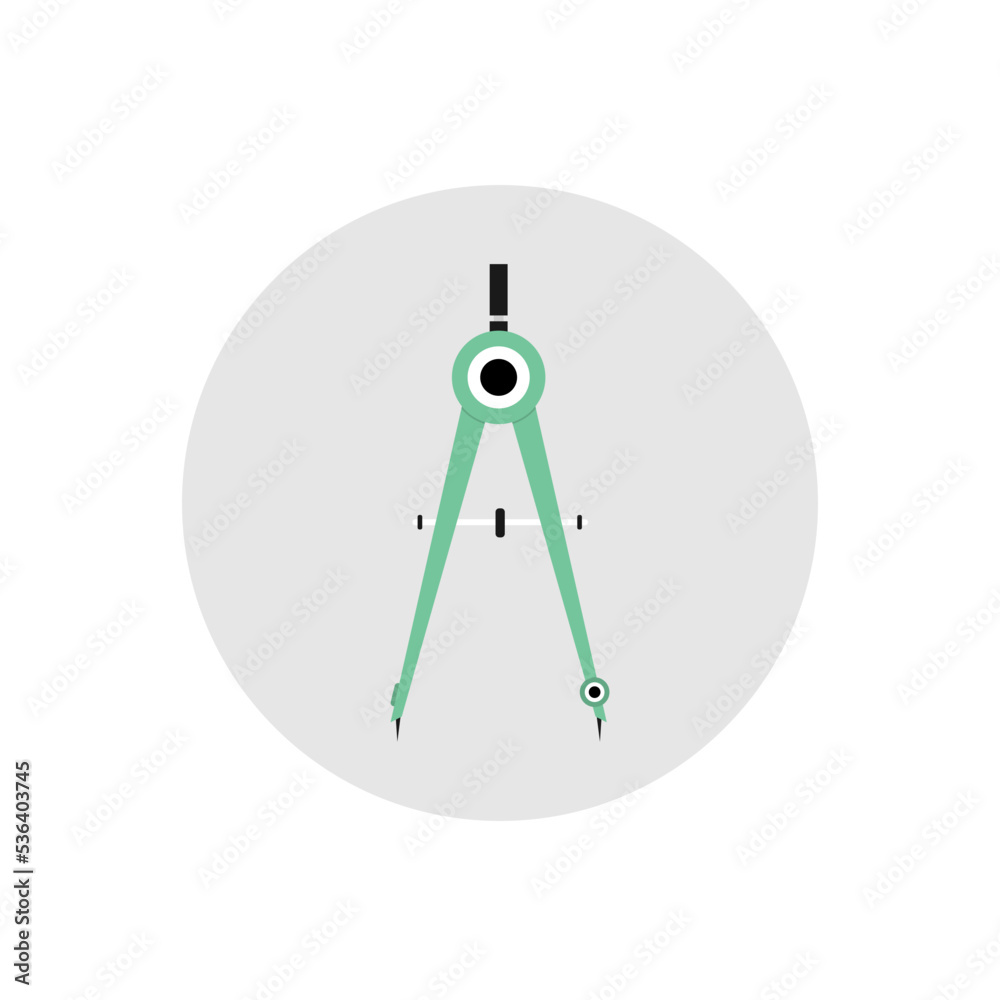 Simple dividers illustration. School supply flat design. Office ...