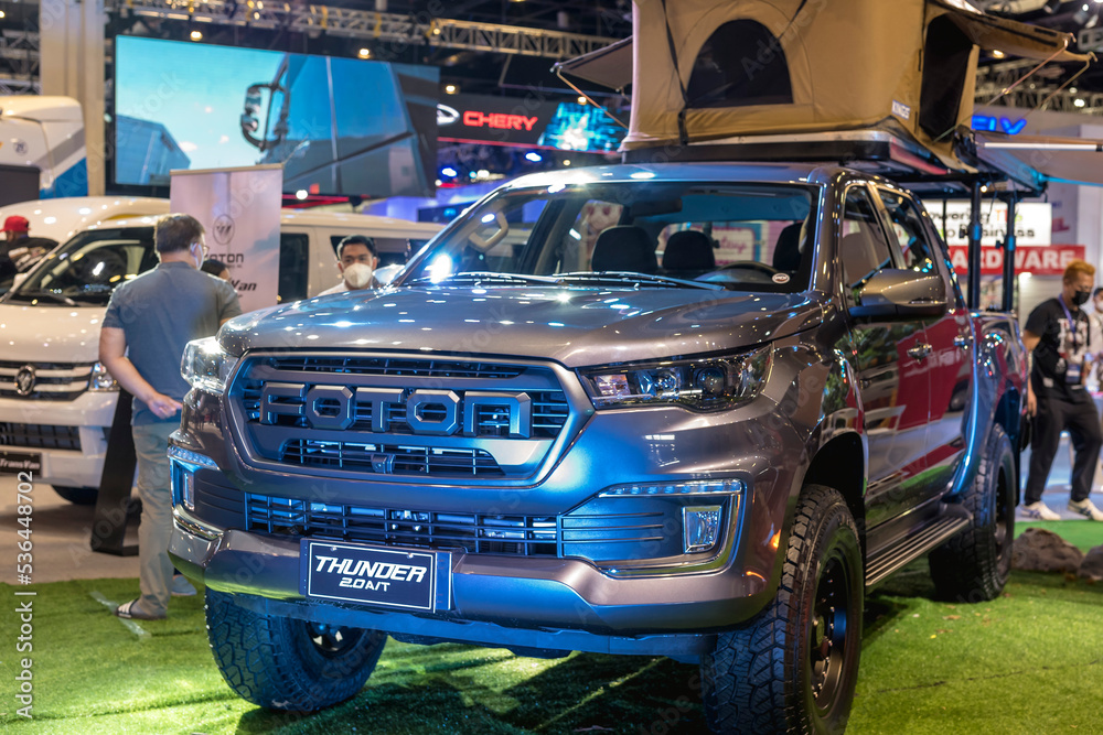 Metro Manila, Philippines - Sept 2022: A Foton Thunder 2.0 Pickup Truck ...