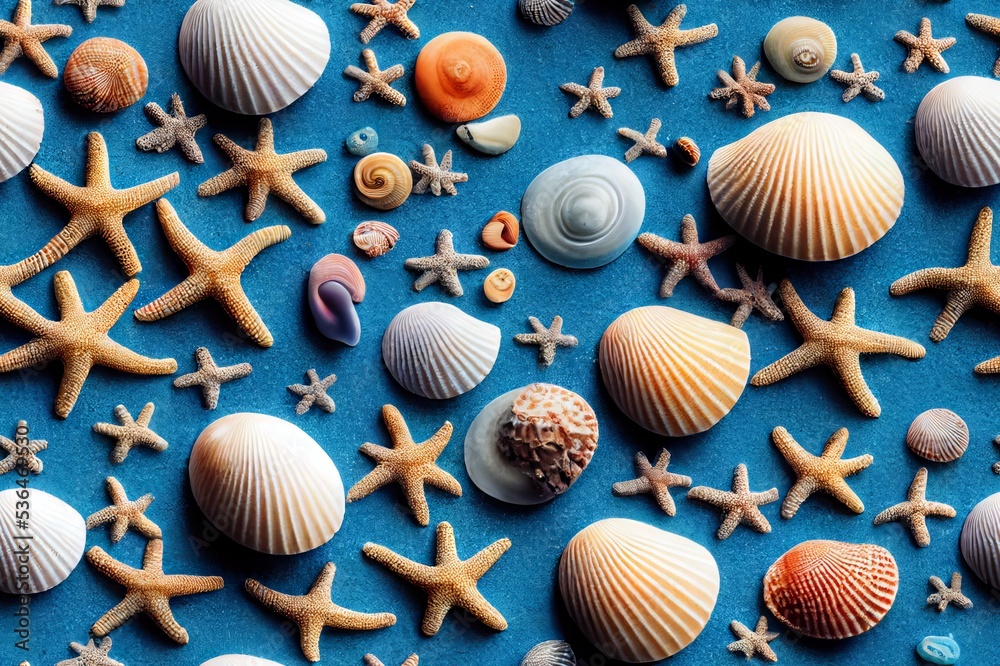 Sea Shells and Sand Seamless Texture Pattern Tiled Repeatable ...