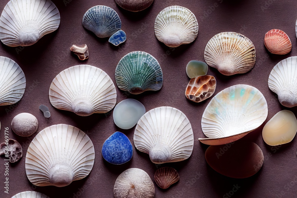 Sea Shells and Sand Seamless Texture Pattern Tiled Repeatable ...