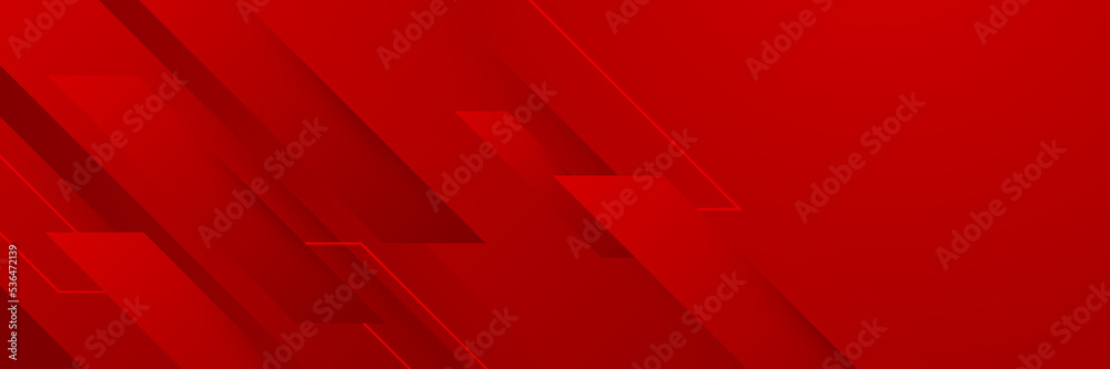 Modern red abstract web banner background creative design Stock Vector ...