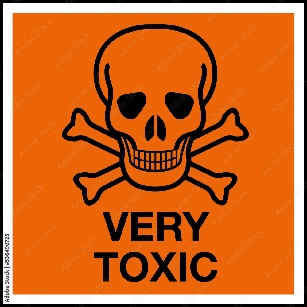 Hazardous Substances Identification Storage Area Marking Label Warning ...