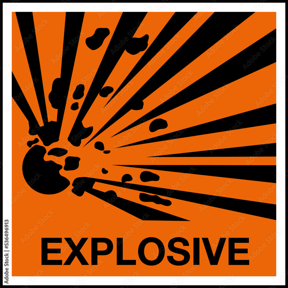 Hazardous Substances Identification Storage Area Marking Label Warning ...