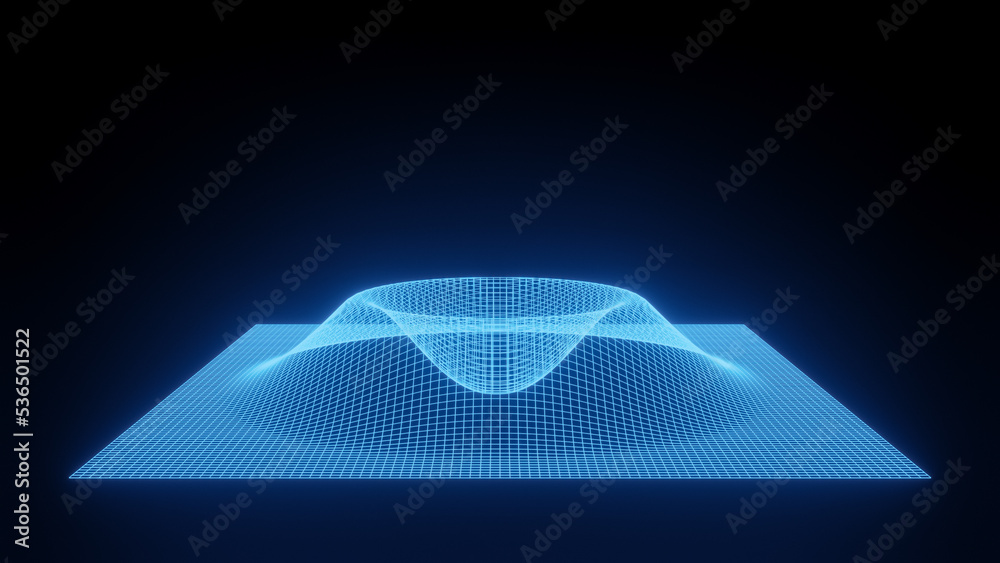 ภาพประกอบสต็อก Mathematical formula equation axis visualization, modern ...